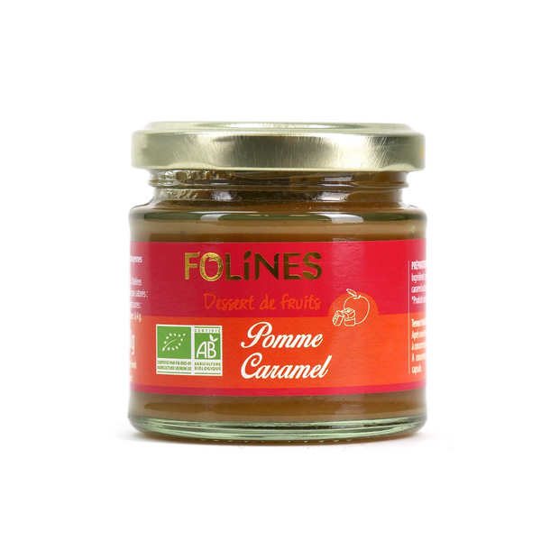 Organic caramel apple compote with salted butter - Favols
