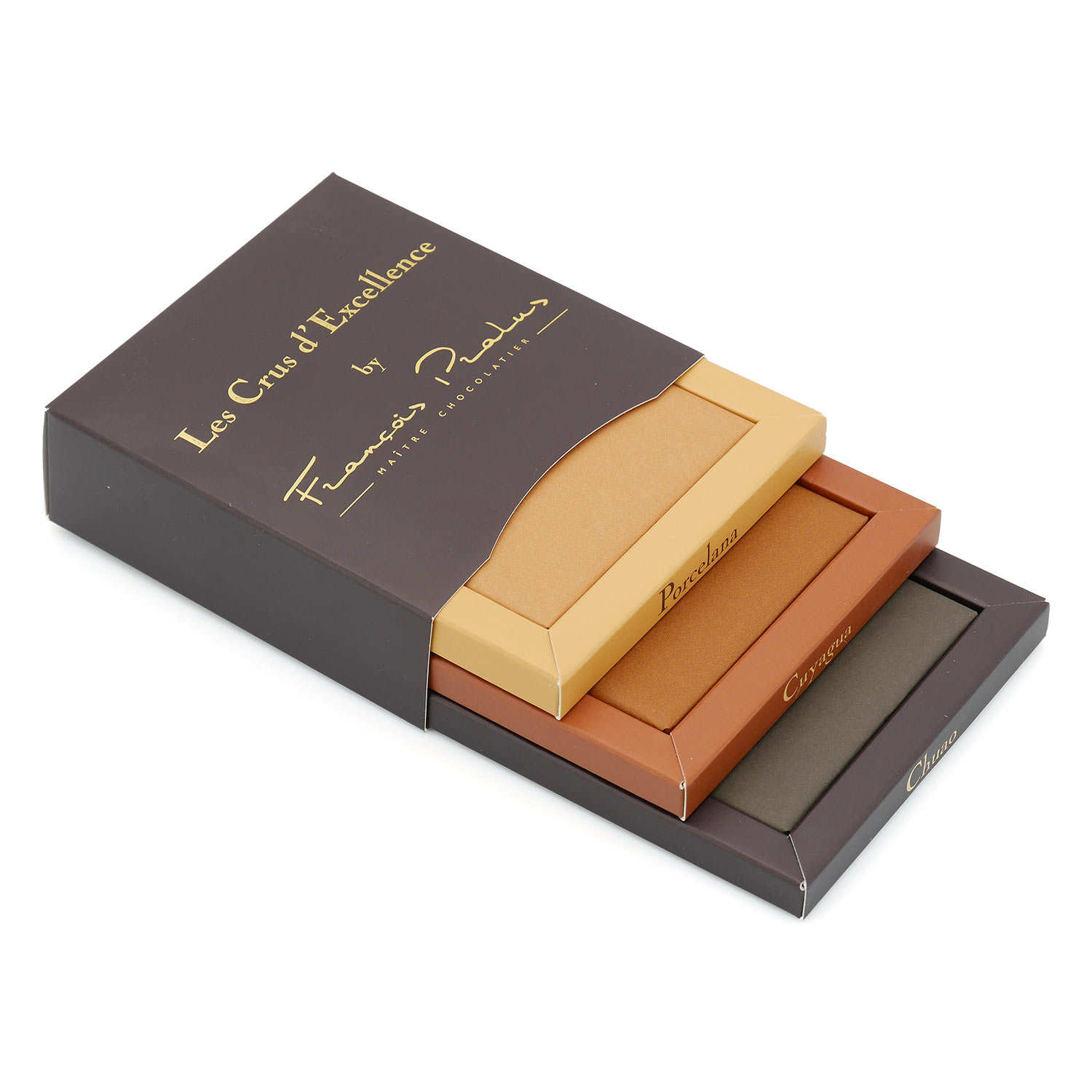 Coffret découverte 3 crus d'excellence - Pralus - Chocolats François Pralus