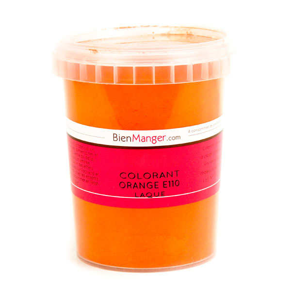 Colorant alimentaire orange E110 - Poudre liposoluble - BienManger ...