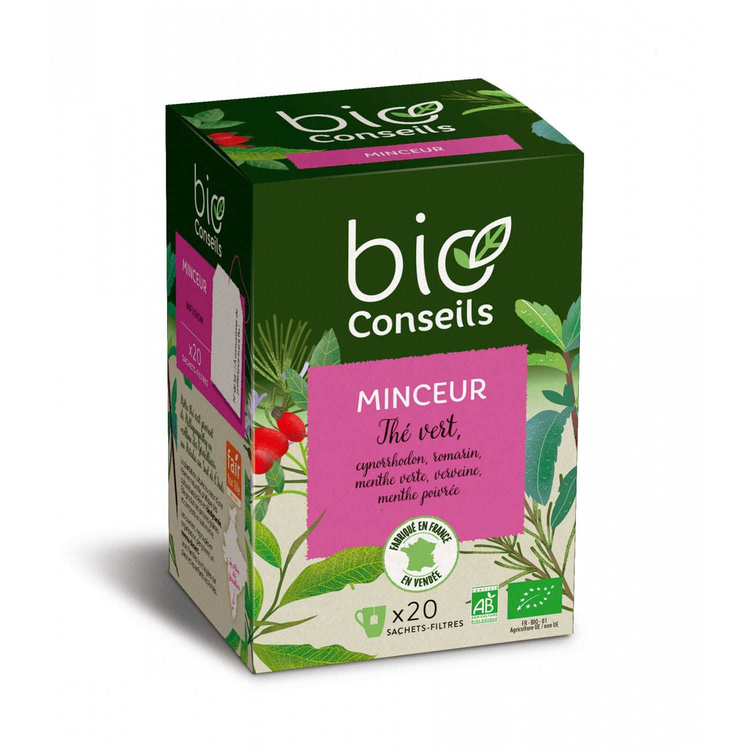 Infusion Minceur Bio au thé vert - Bio Conseils