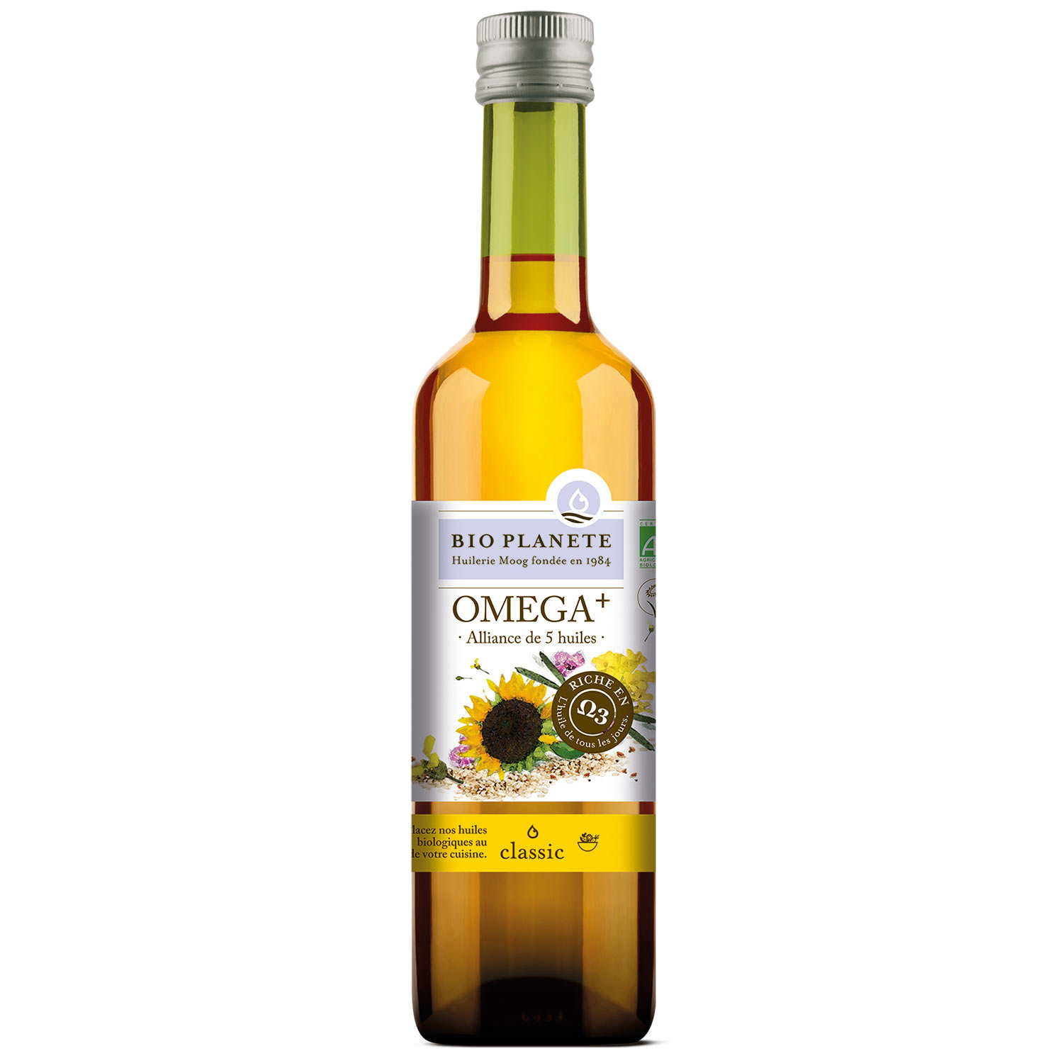 Organic Omega+ rich 5 oils blend - BioPlanète