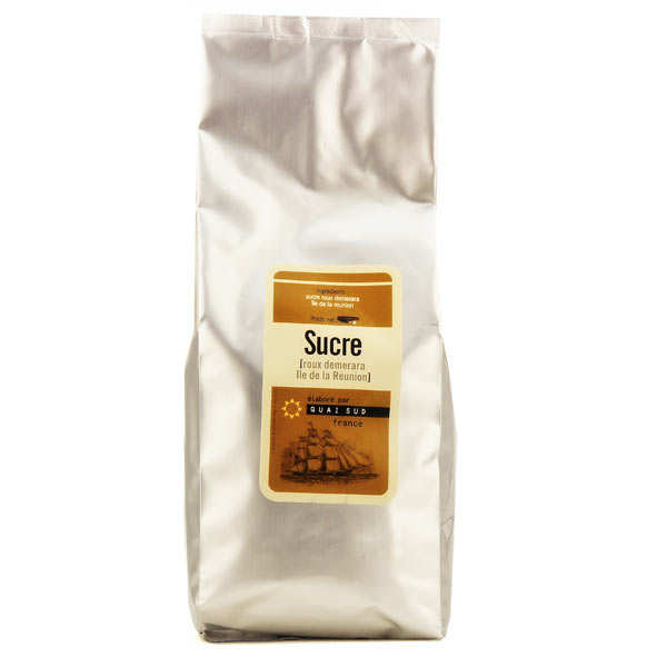 Sucre roux Demerara de l'Ile de la Réunion - Quai Sud