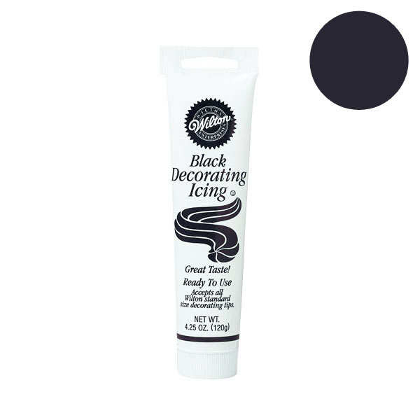 Black decorating icing - Wilton