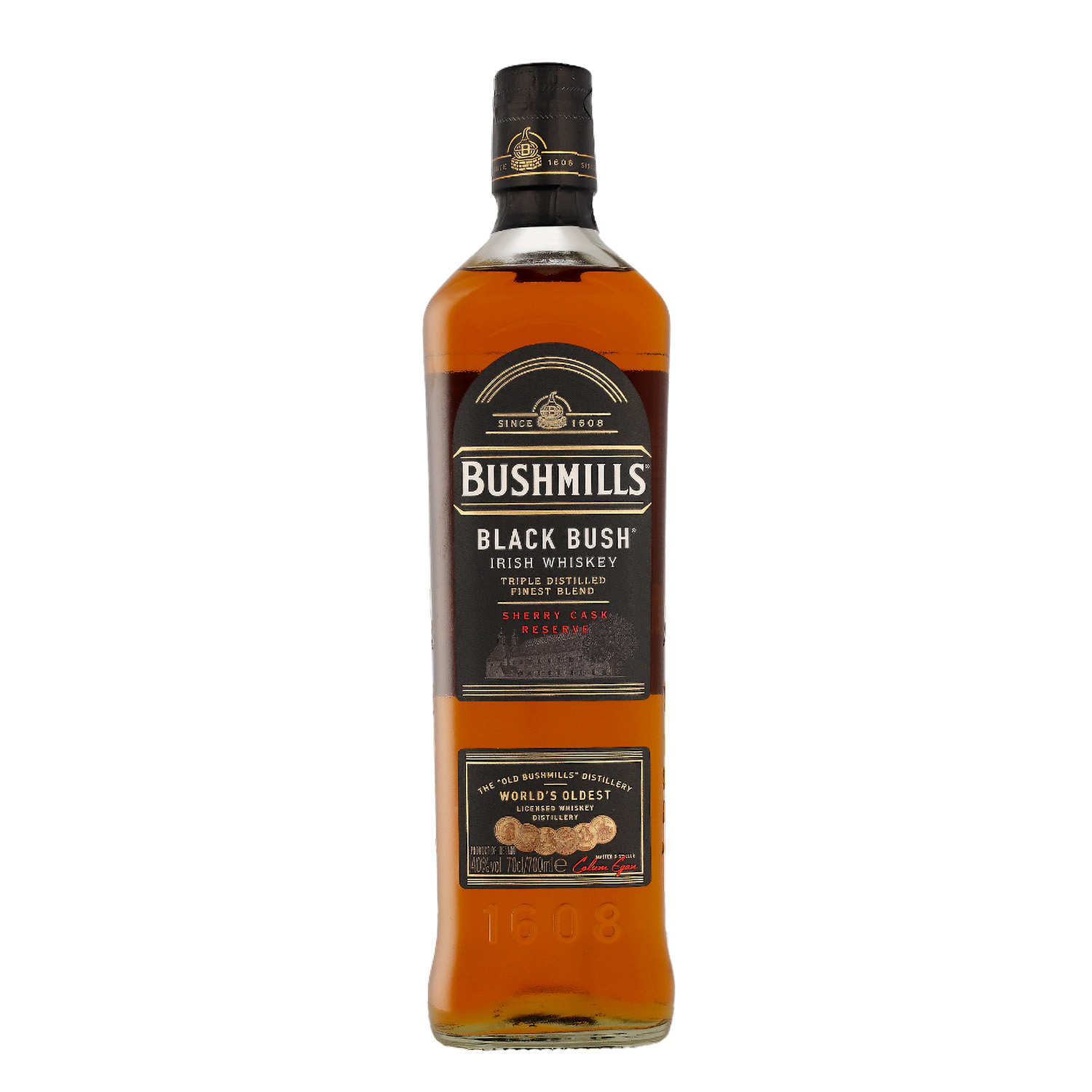 Whisky irlandais Bushmills Black Bush - Sherry cask reserve 40%