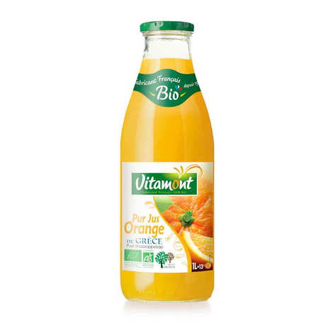 Pur jus d'orange de Grèce bio - Vitamont