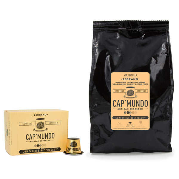 Café Zebrano - Nespresso® compatible capsules - Strength 3/5