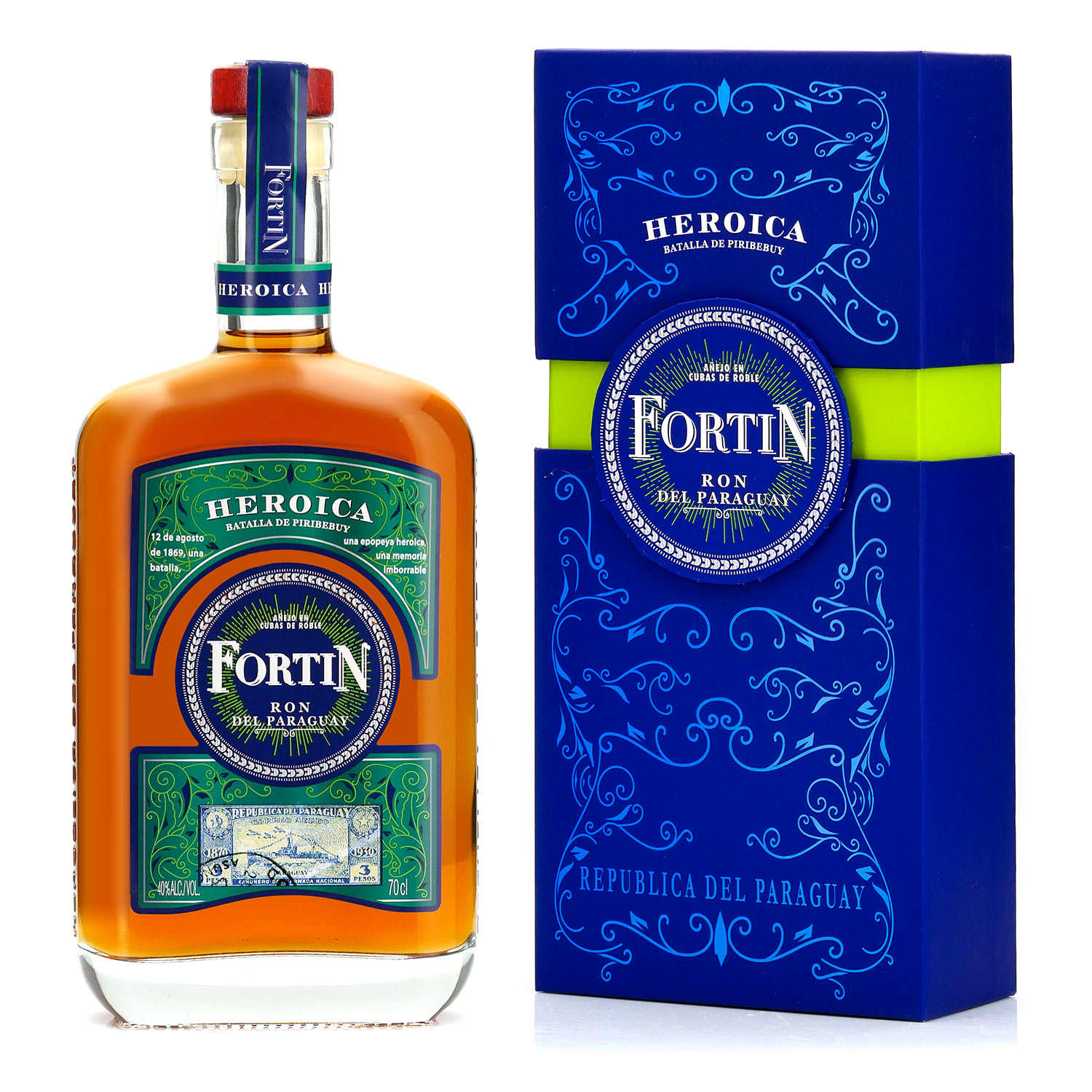 Fortin Heroica - Paraguay rum - 40% - Fortin