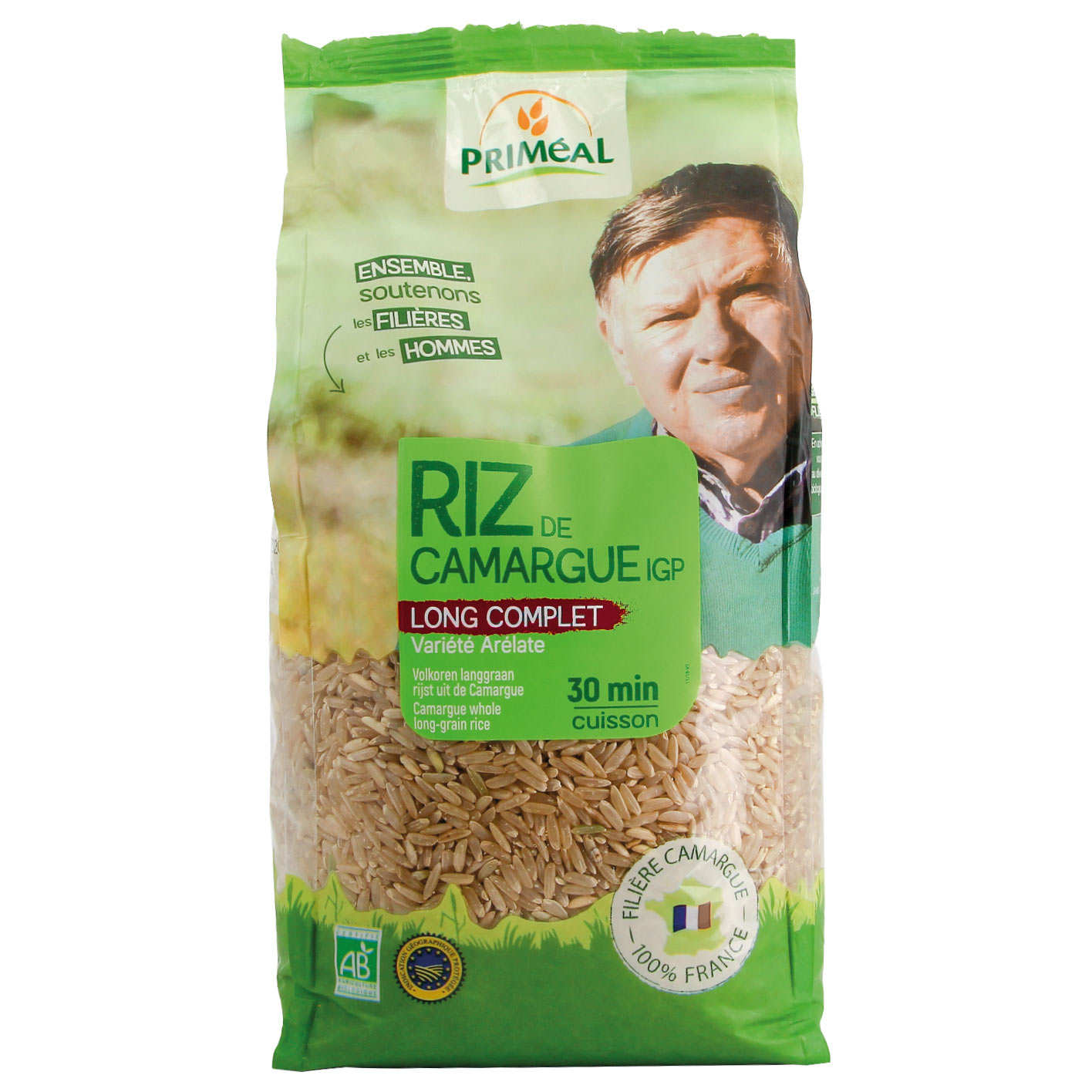 Riz long complet de Camargue bio - Priméal