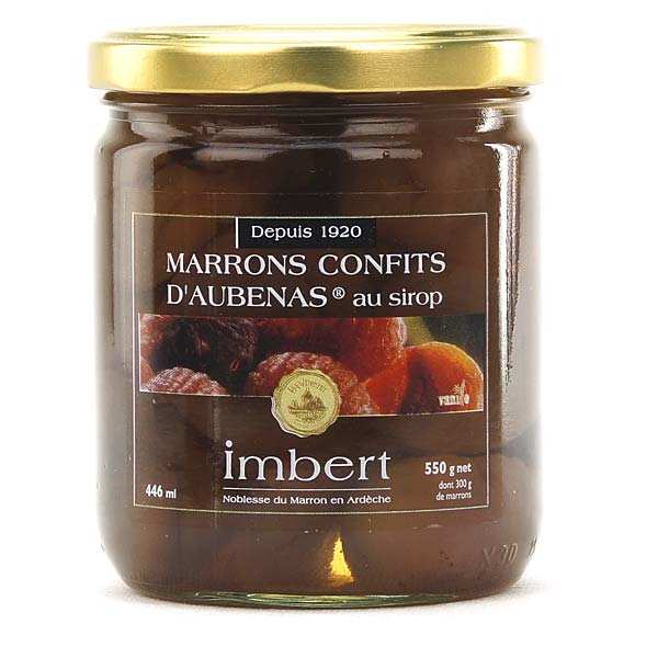 Marrons confits d'Aubenas - Marrons Imbert
