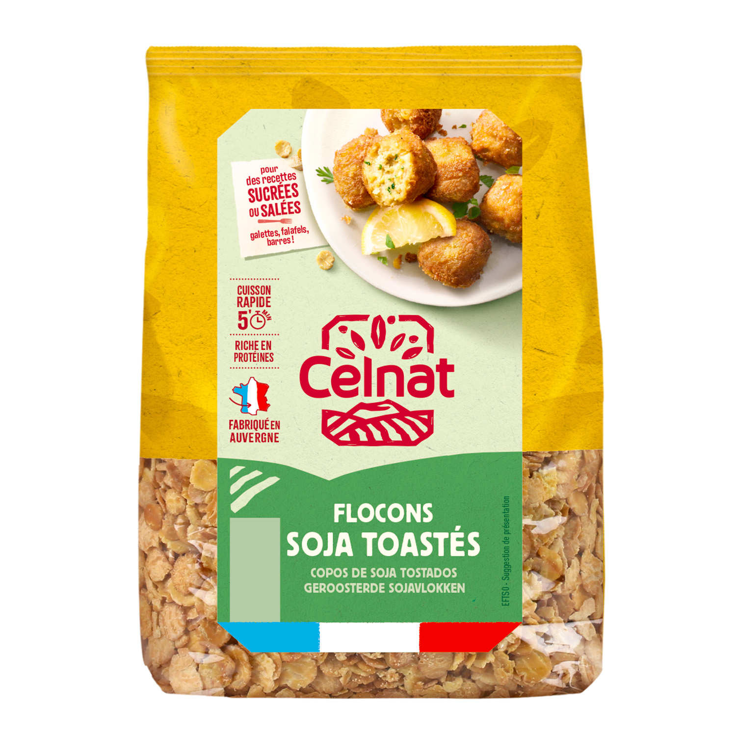 Soy flakes store