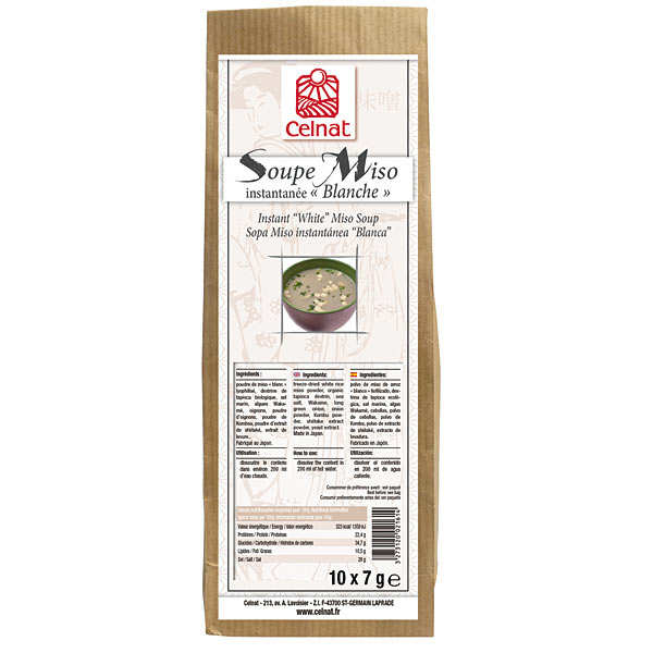 Instant white miso soup - Celnat