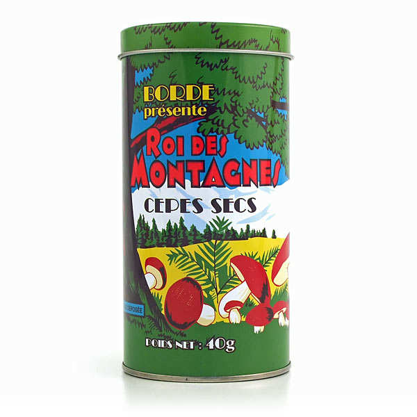 Dried Cep Mushrooms in Collector's Tin - Borde