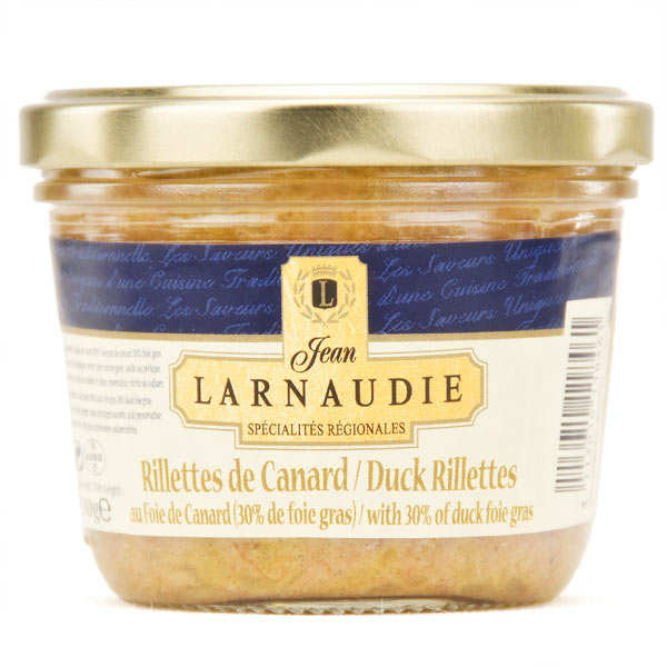 Duck rillette with 30% foie gras - Jean Larnaudie