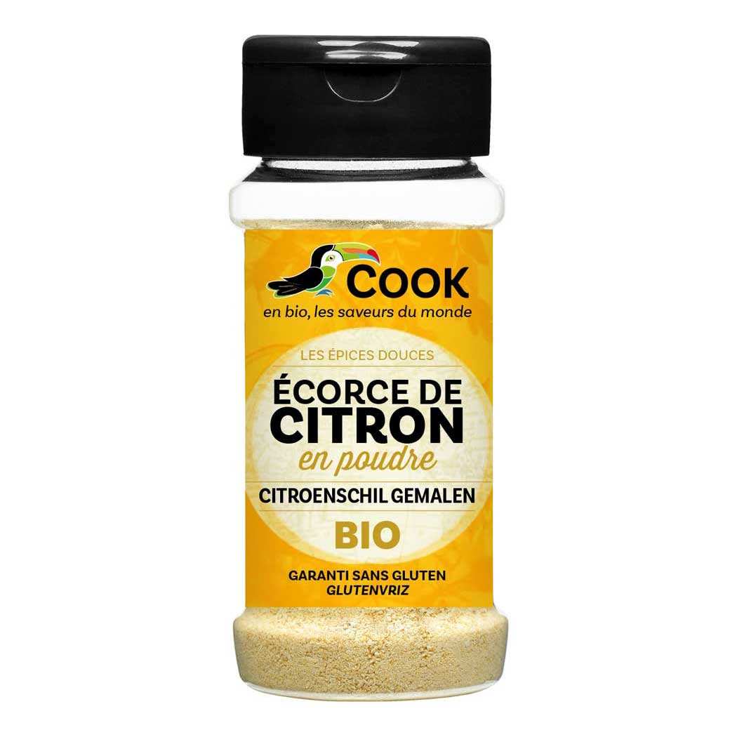 Ecorce de citron en poudre bio - Cook - Herbier de France