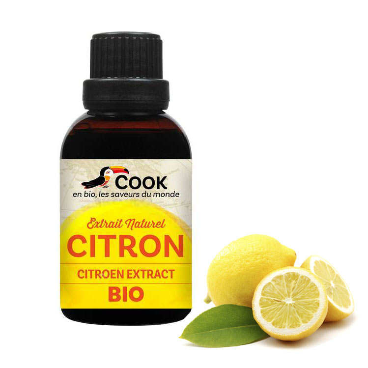 Arôme naturel citron bio - Cook - Herbier de France