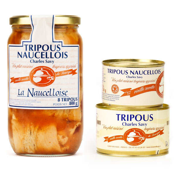 Tripous aveyronnais recette Charles Savy - La Naucelloise