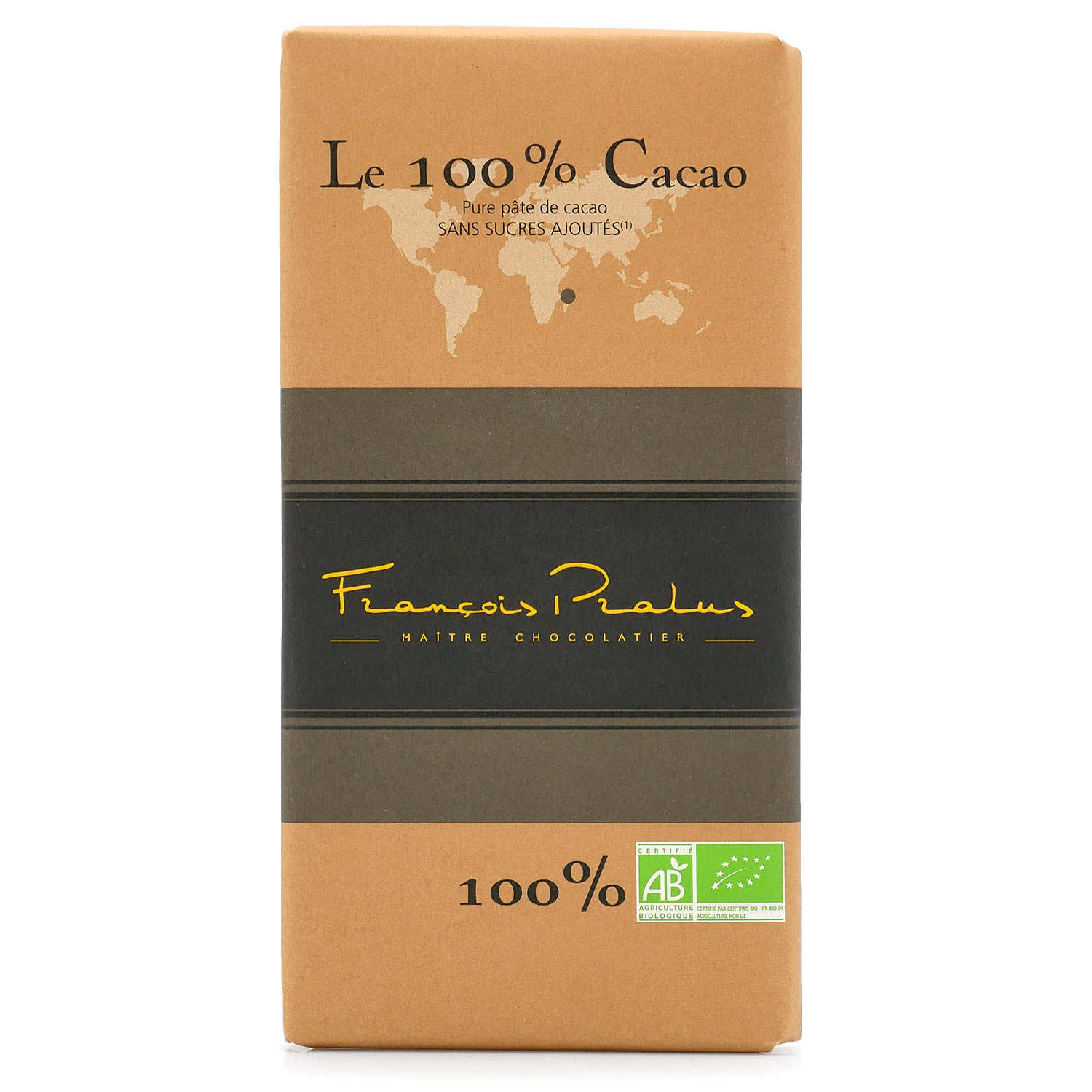Pralus Madagascar 100% Chocolate Bar - Chocolats François Pralus