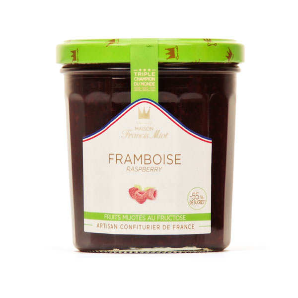 Raspberry jam low in sugar - Francis Miot - Maison Francis Miot