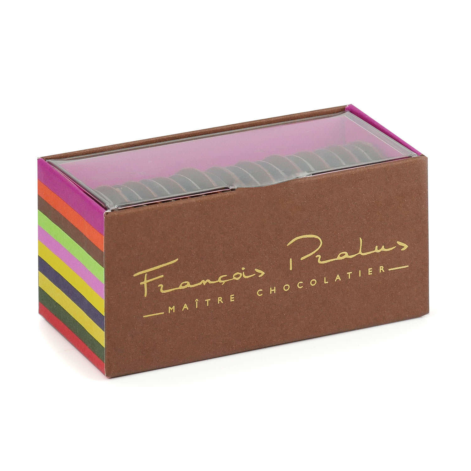 Galets de chocolat noir et au lait - Chocolats François Pralus