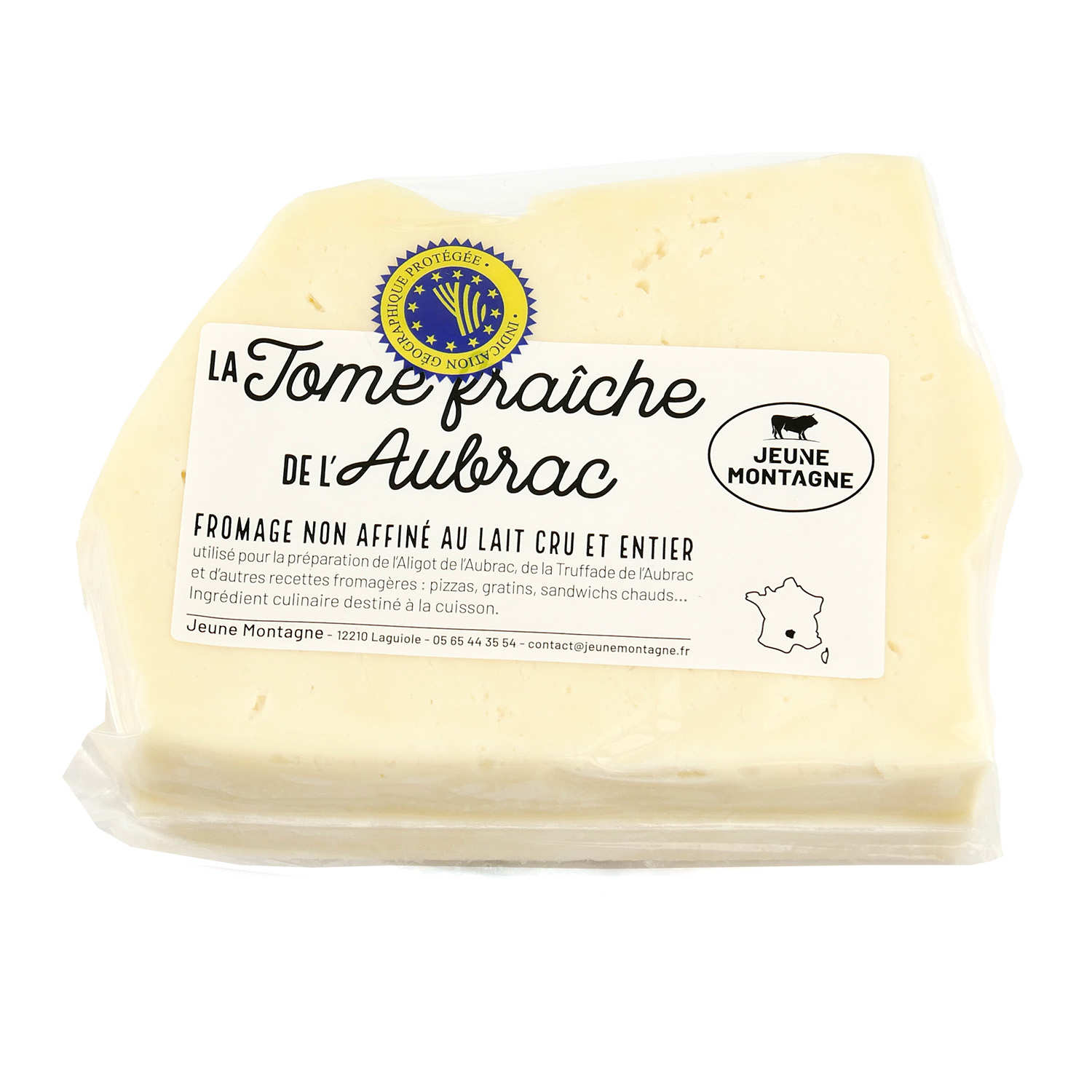 Tome fraîche au lait cru de l'Aubrac pour aligot - Coopérative Jeune ...