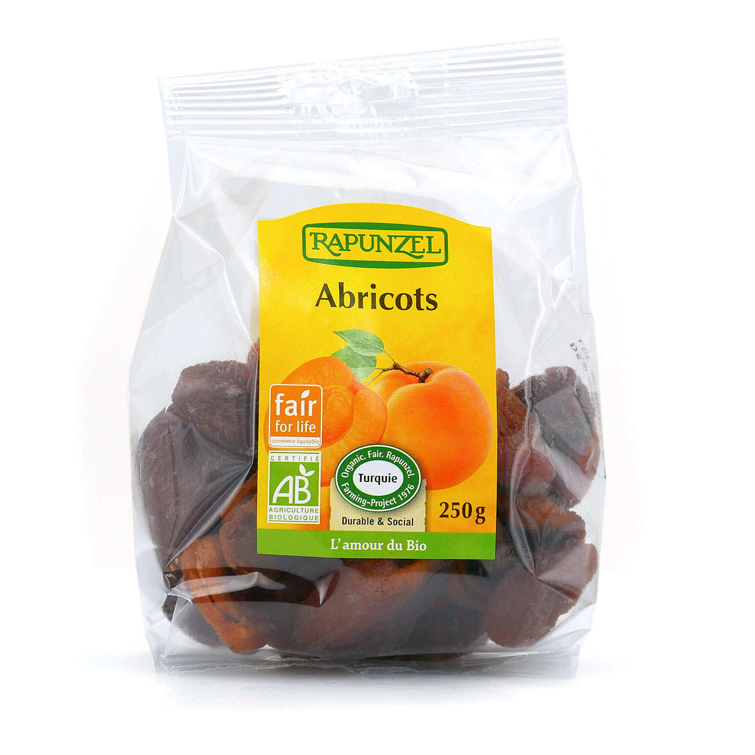 Abricots secs entiers bio - Rapunzel