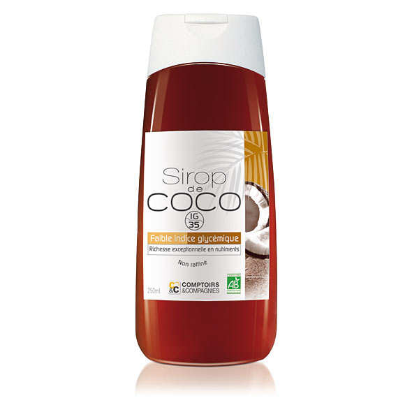 Sirop de coco liquide bio - Comptoirs et Compagnies