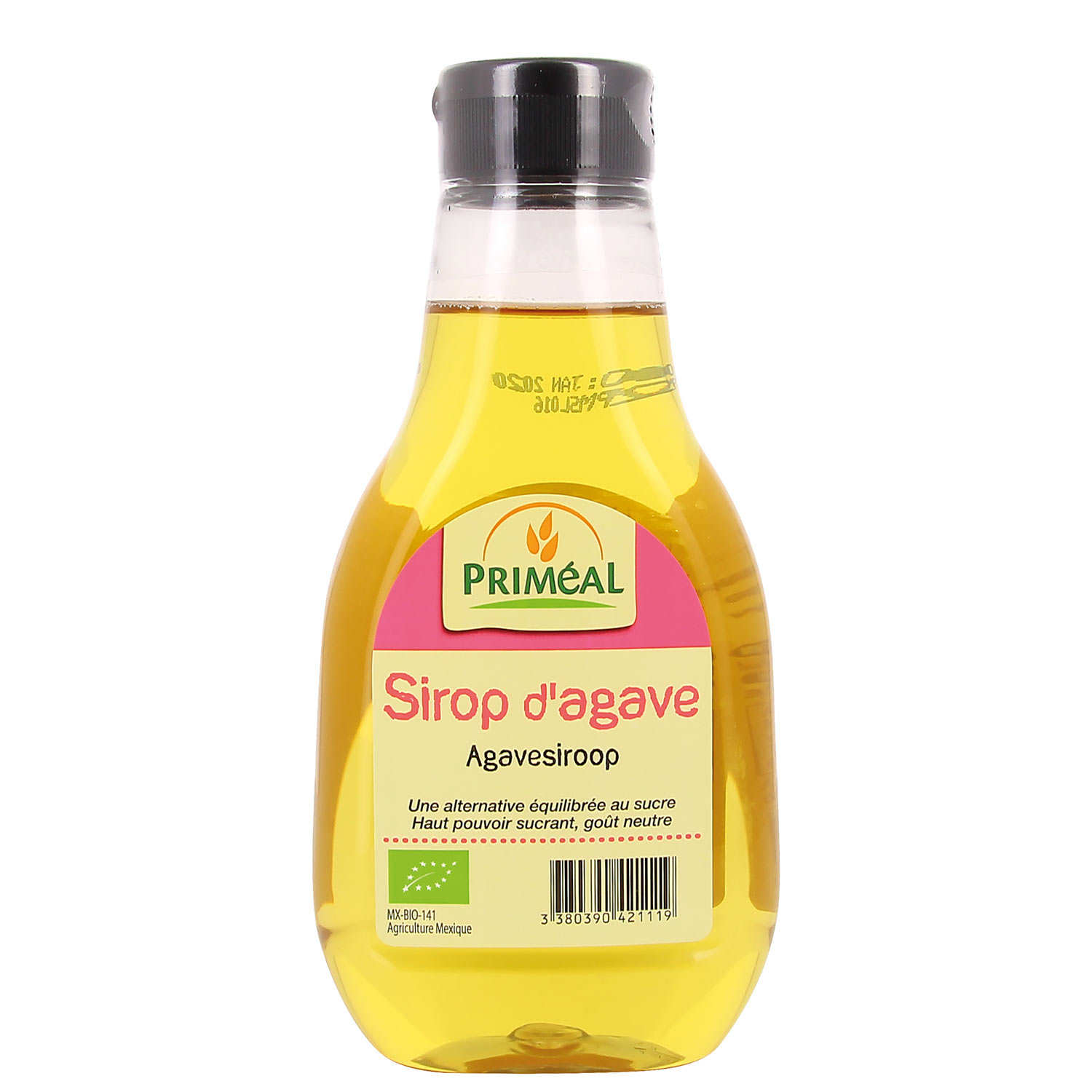 Sirop d'agave bio en flacon - Priméal