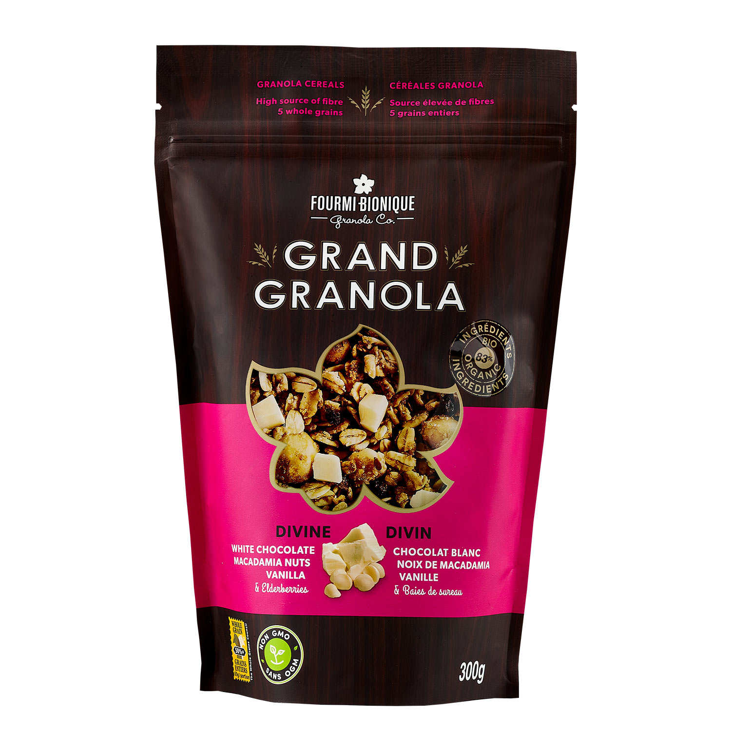 Grand Granola Divine - Chocolat blanc, noix de macadamia et vanille ...
