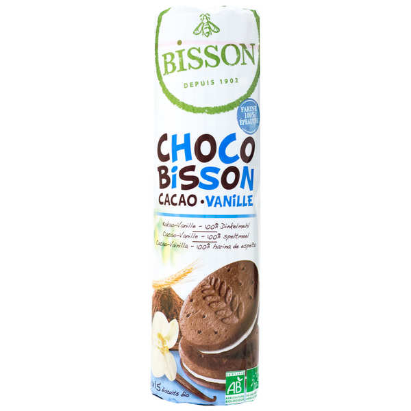 Biscuit Choco bisson bio cacao vanille - Bisson
