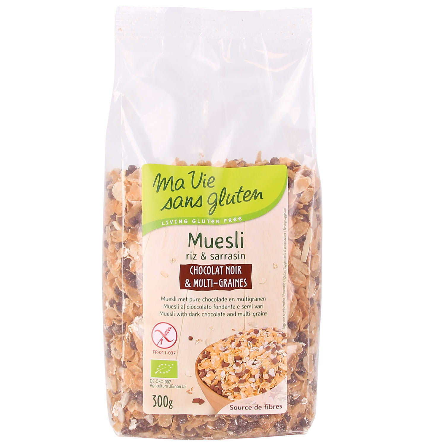 Organic muesli with four berries - gluten free - Ma vie sans gluten