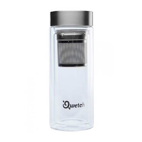 Double Wall Tea Pot with Integrated Filter - Qwetch