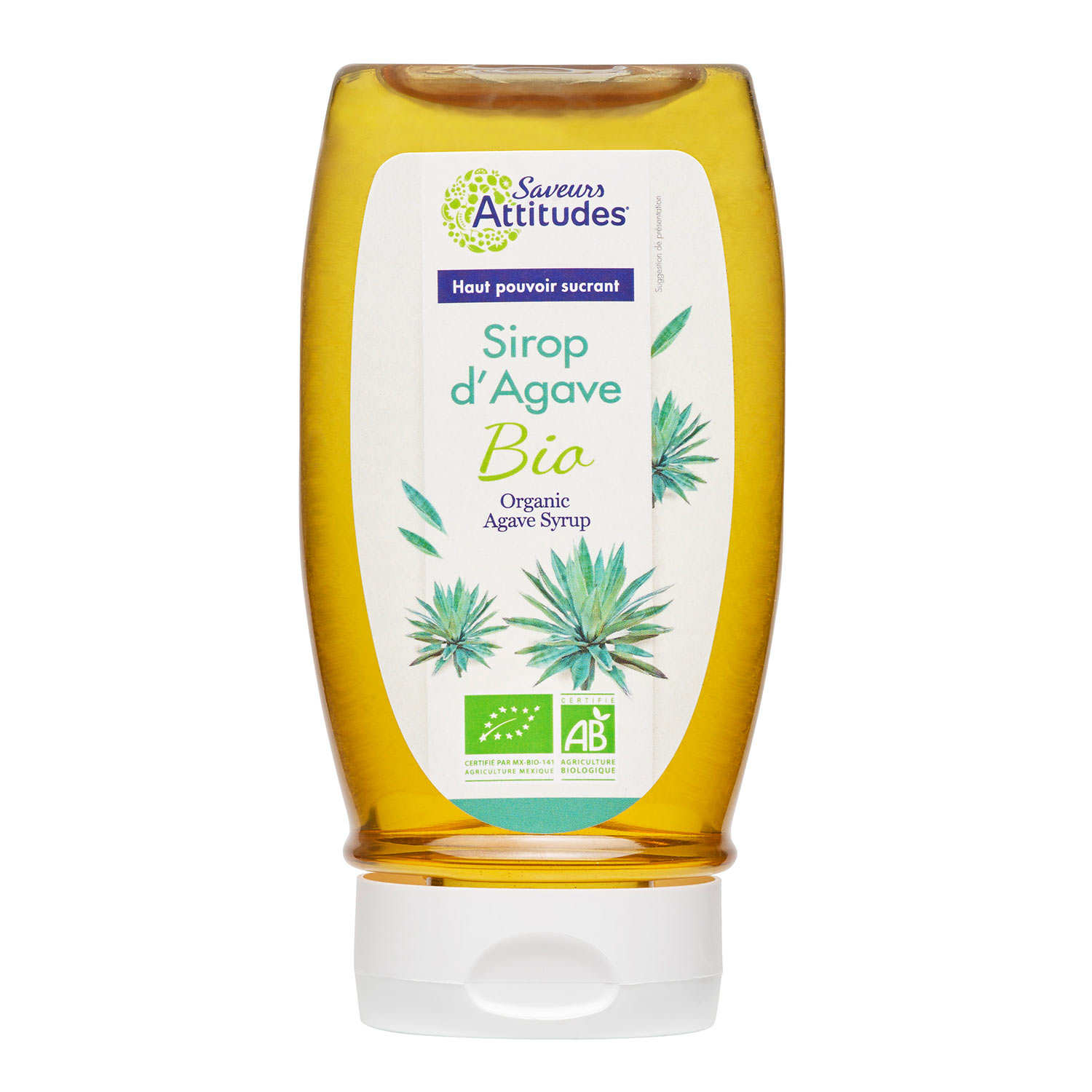 Sirop d'agave bio en flacon souple