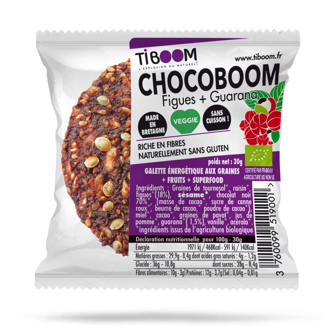 Organic Guarana superfruit bar Gluten fruit