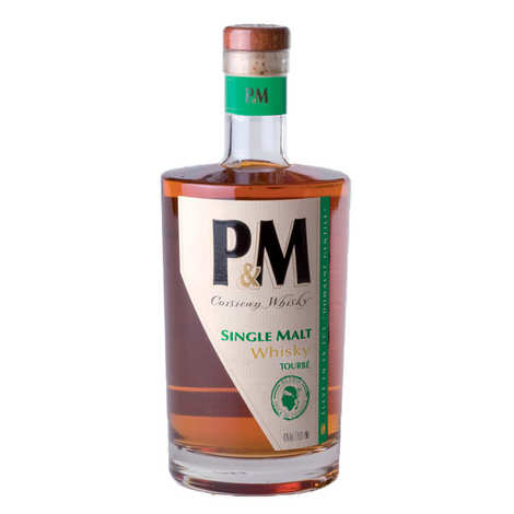 P&M Peated Single Malt Whisky from Corsica - 42% - Distillerie Mavela