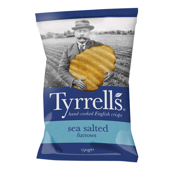 Chips ondulées au sel de mer - Tyrrells