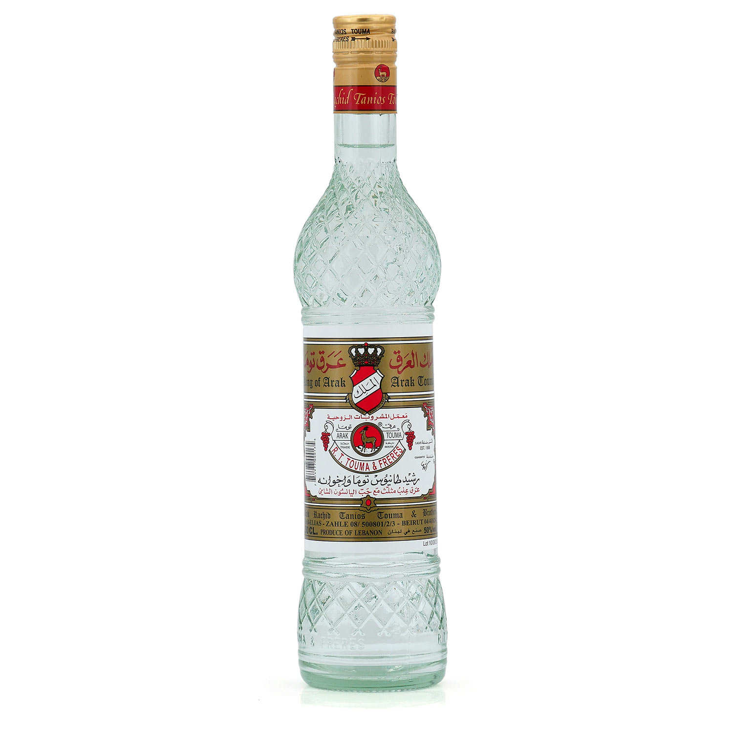 Arak Touma - Eau de vie 50% - Bahadourian