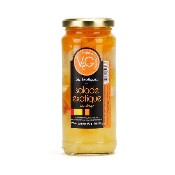 Salade de fruits exotique au sirop - Vergers de Gascogne