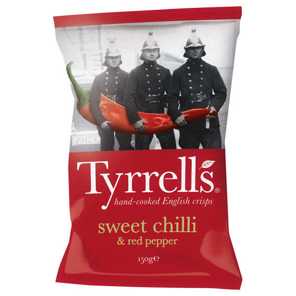 Chips de pommes de terre au piment doux - Tyrrells