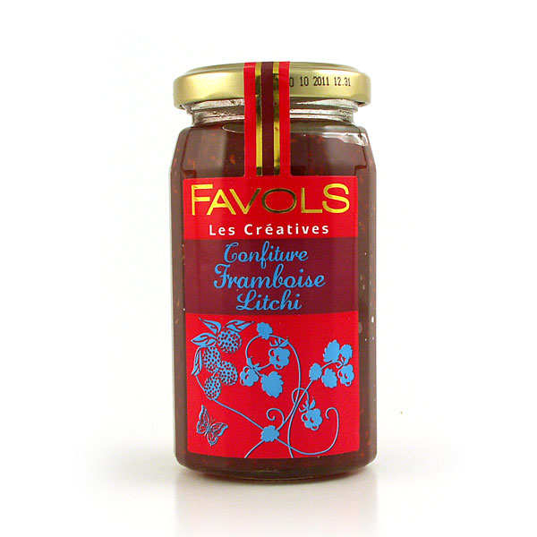 Les Créatives - raspberry and litchi jam - Favols