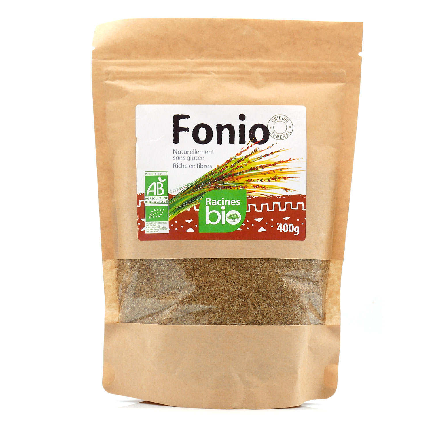 Organic Pre-cooked Fonio - Racines