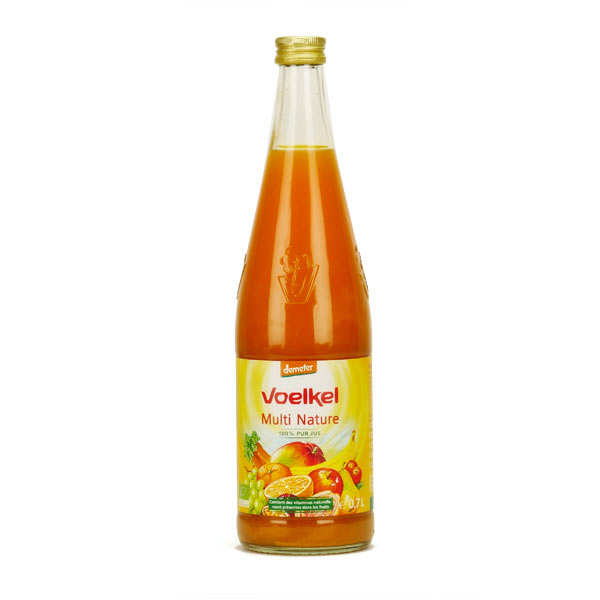 Jus multi nature aux fruits exotiques et carottes bio demeter - Voelkel ...