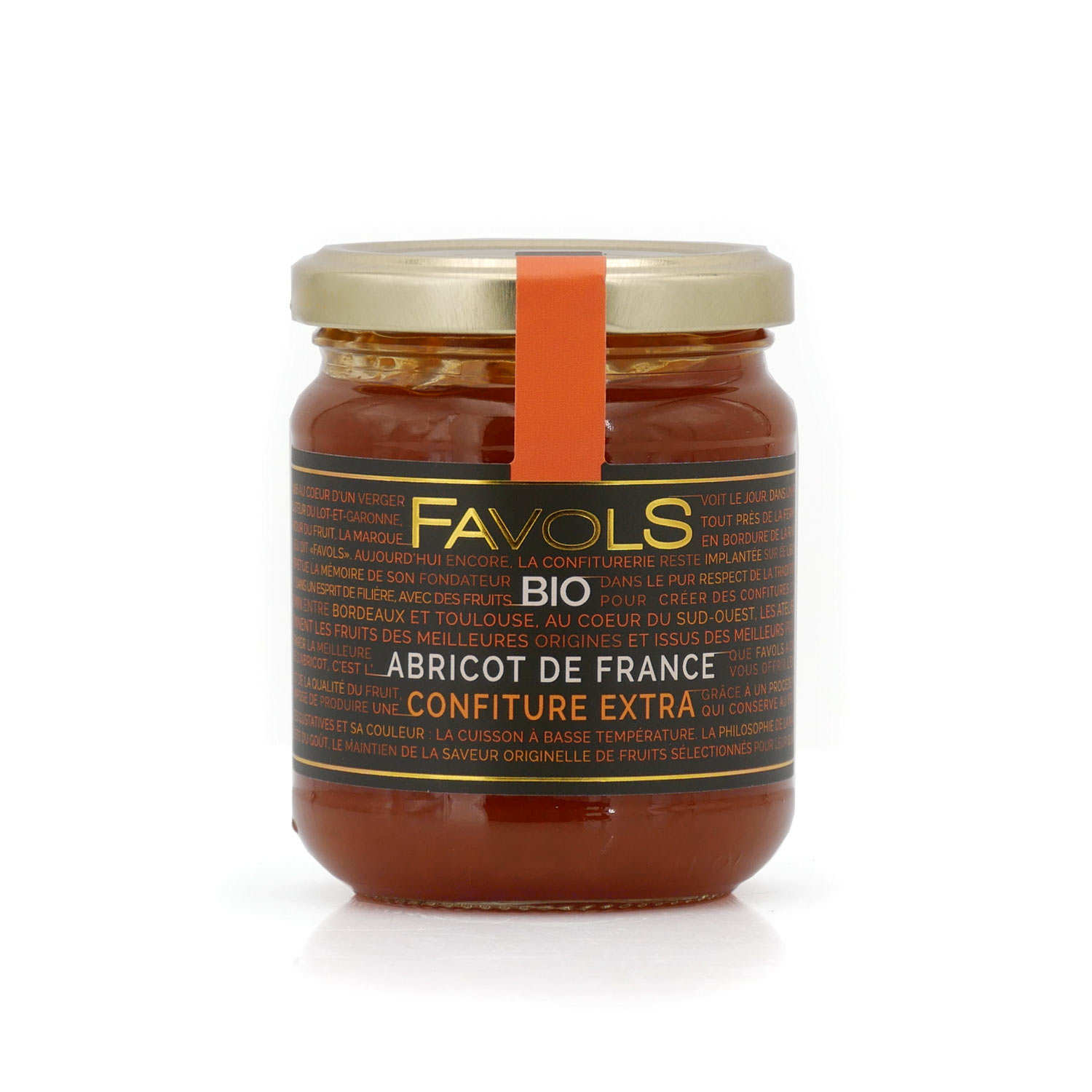 Organic French Abricot Jam from France - Favols