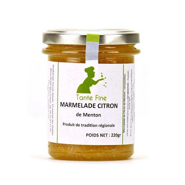 Marmalade of Lemon from Menton - Tante fine