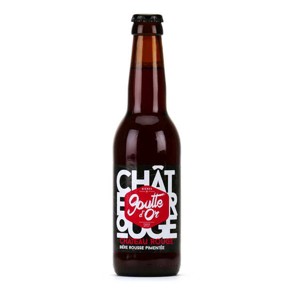 Château Rouge - Bière rousse pimentée 6% - Brasserie de la Goutte d'Or