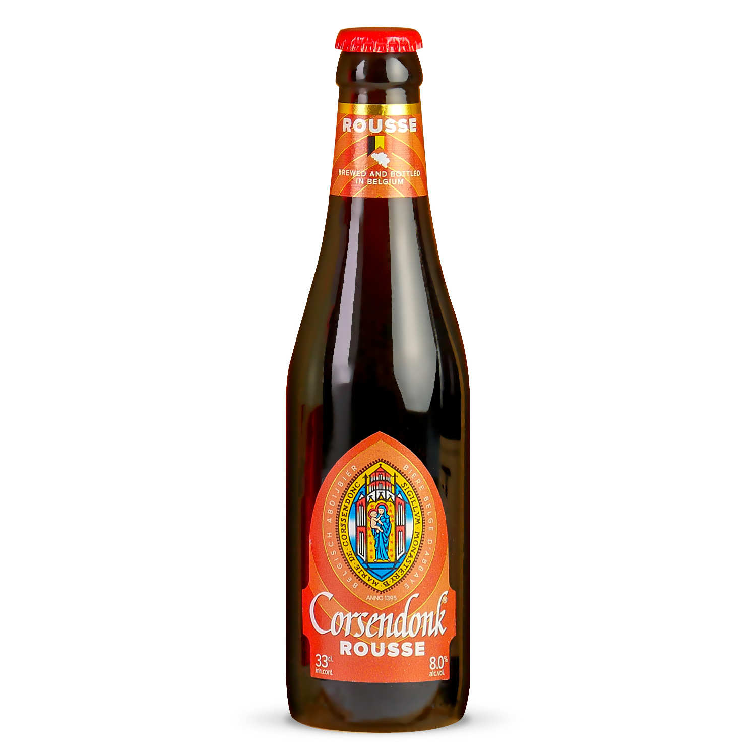 Corsendonk rousse - Bière belge 8% - Brasserie Corsendonk
