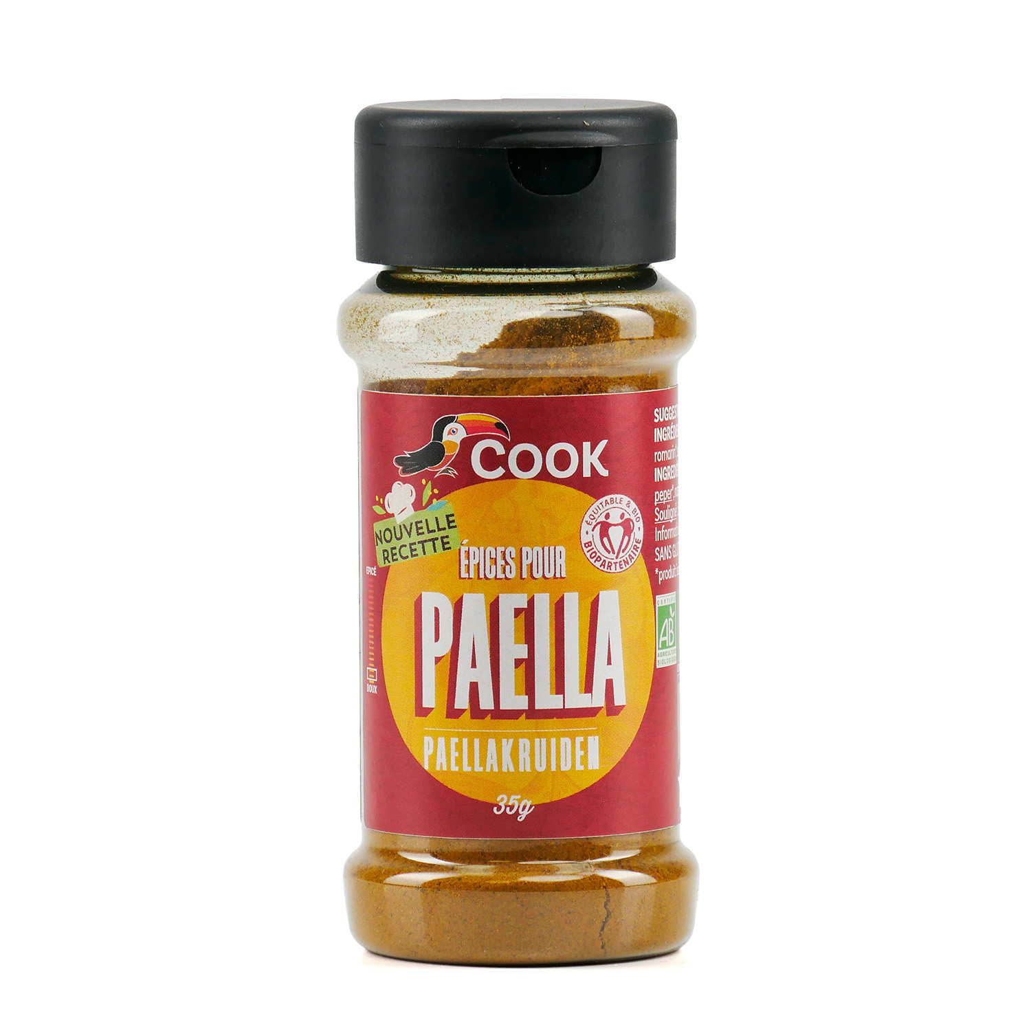 Organic paella spices - Cook - Herbier de France