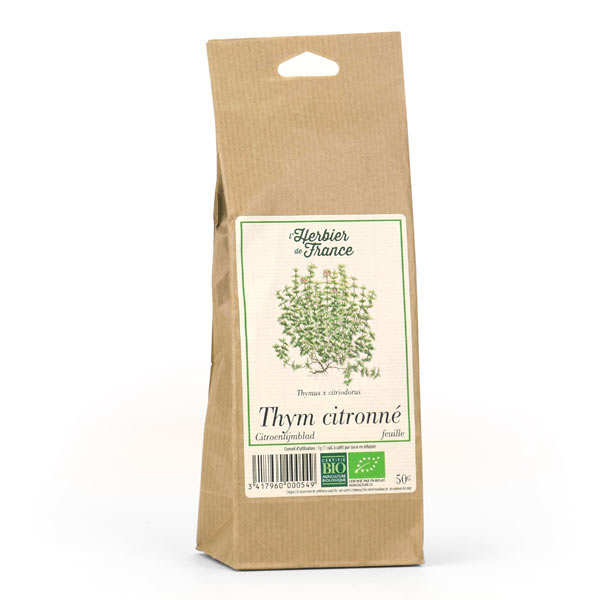 Infusion de thym citronné en feuilles bio - Cook - Herbier de France