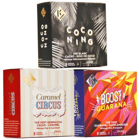 Tea boxes Ky Drinks discovery offer - Ky Drinks