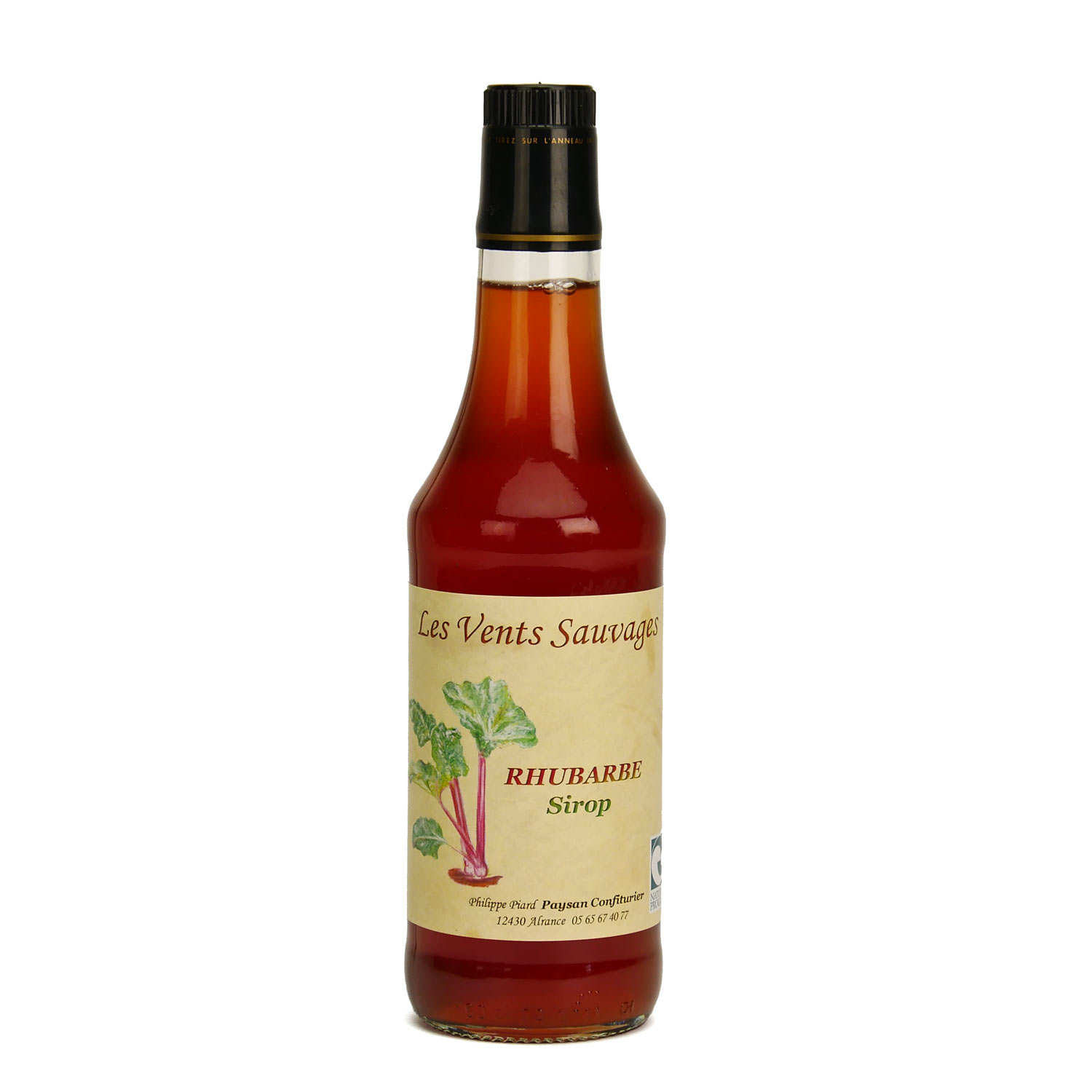 Sirop de rhubarbe bio - Les vents sauvages