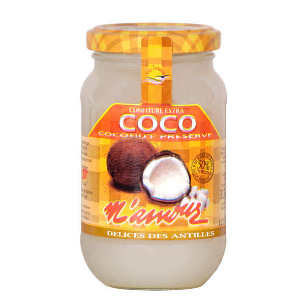 Coconut jam from Guadeloupe - Délices M'amour